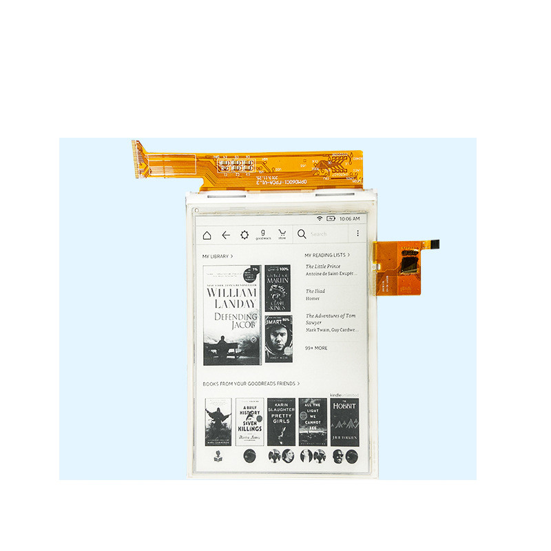 6 inch white/black E-paper display with touch panel 758*1024 dots 8bit ...